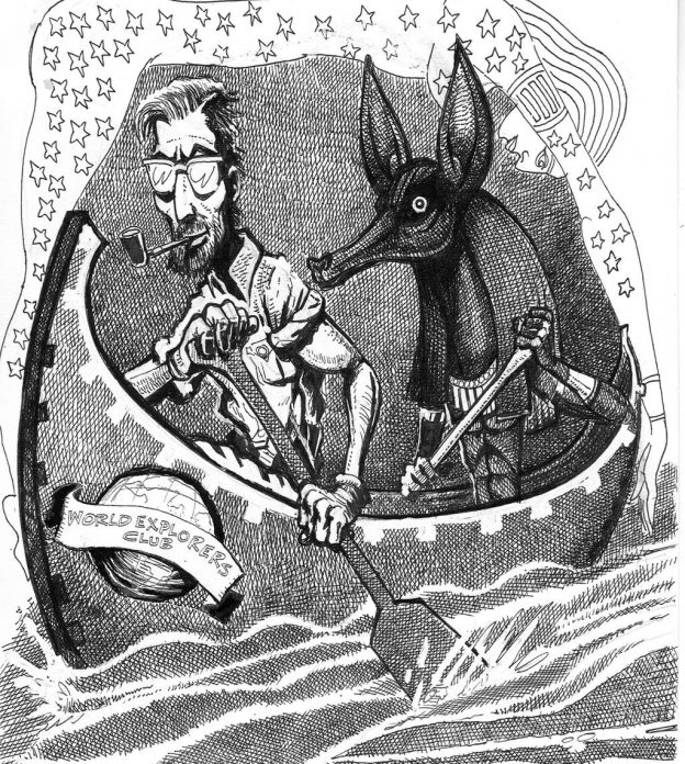 Антрополог Гровер Крантц и его пес. История одной фотографии