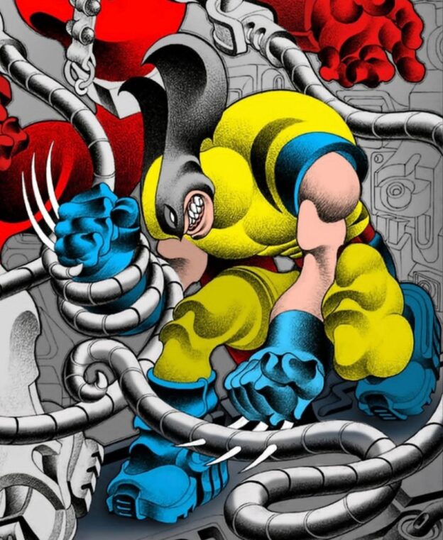 Супергерои эпохи авангарда: арт Мэтта Лесневски: disgustingmen — LiveJournal